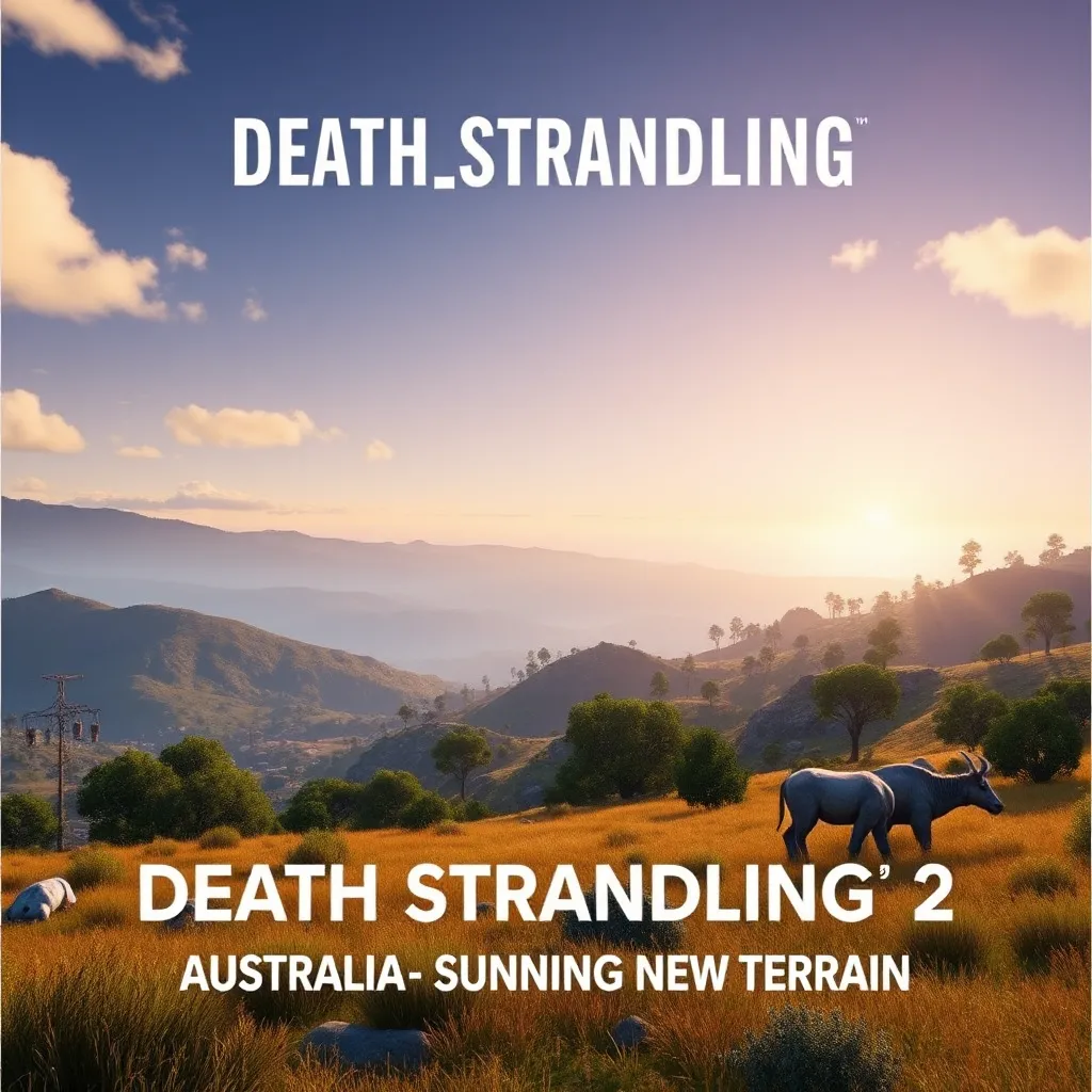 Death Stranding 2: Australia's Stunning New Terrain : LevelUpTalk
