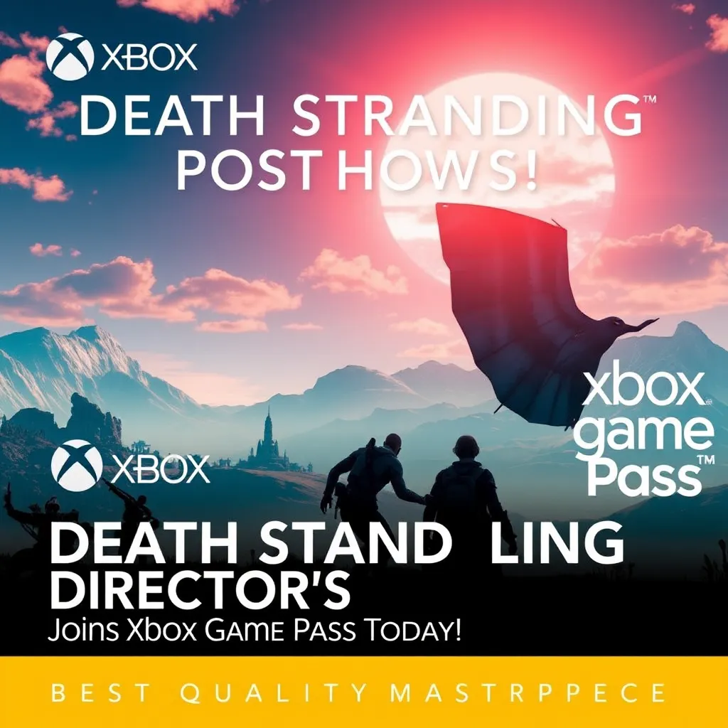 DEATH STRANDING DIRECTOR'S CUT Joins Xbox Game Pass Today! : LevelUpTalk