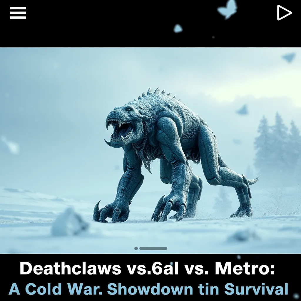 Deathclaws vs. Metro: A Cold War Showdown in Survival : LevelUpTalk
