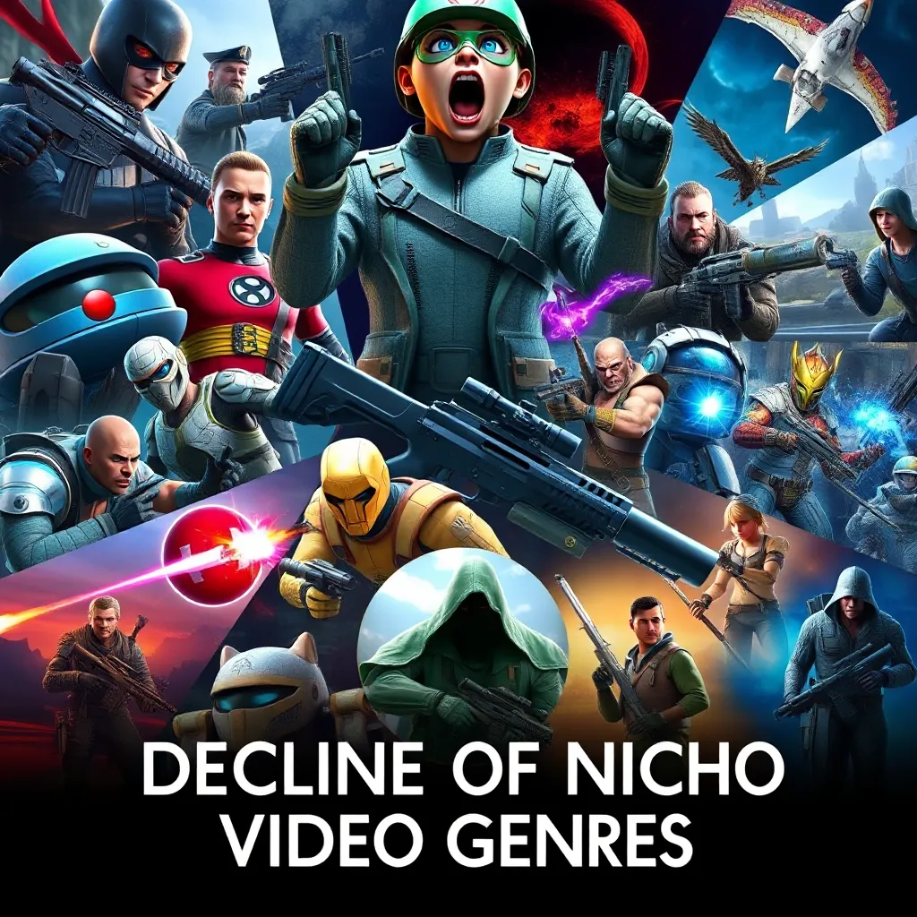 Decline of Niche Video Game Genres in Today's Market : LevelUpTalk