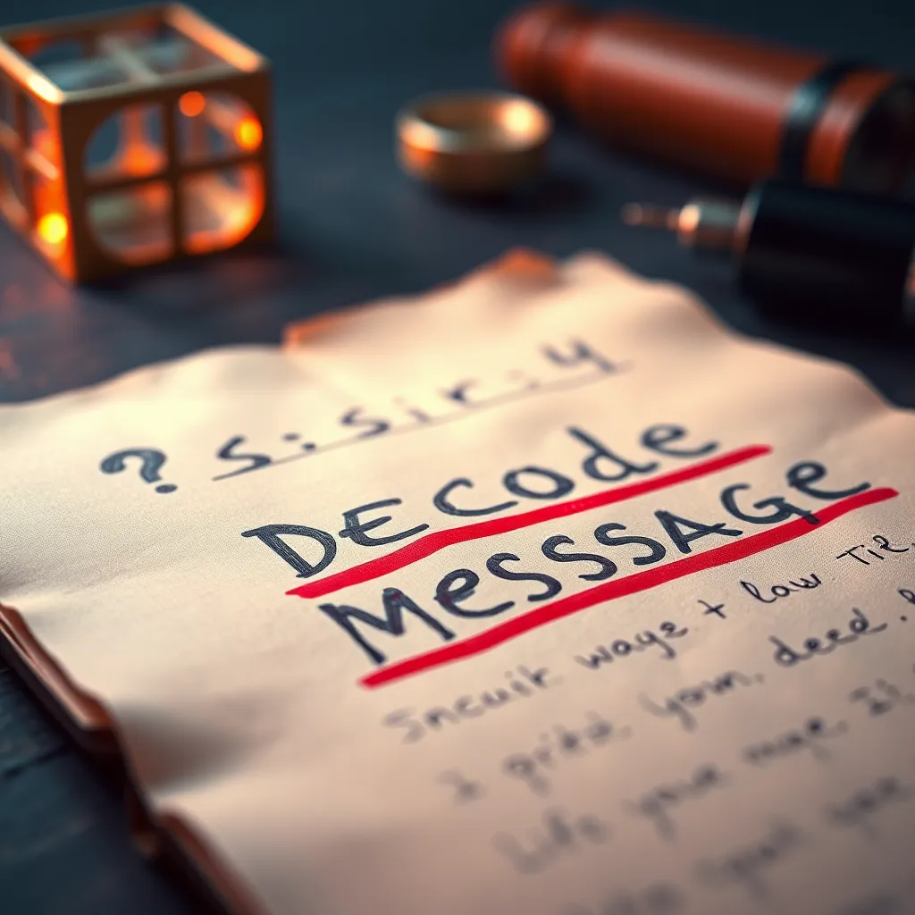 Can You Decode This Message? Find Out Now! : LevelUpTalk