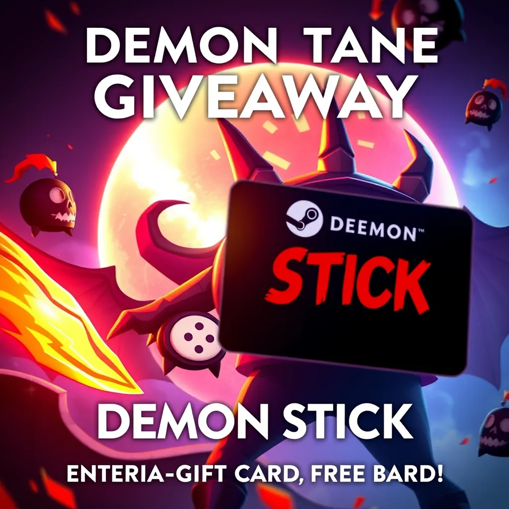 Enter to Win a $50 Steam Gift Card for Demon Stick Demo : LevelUpTalk