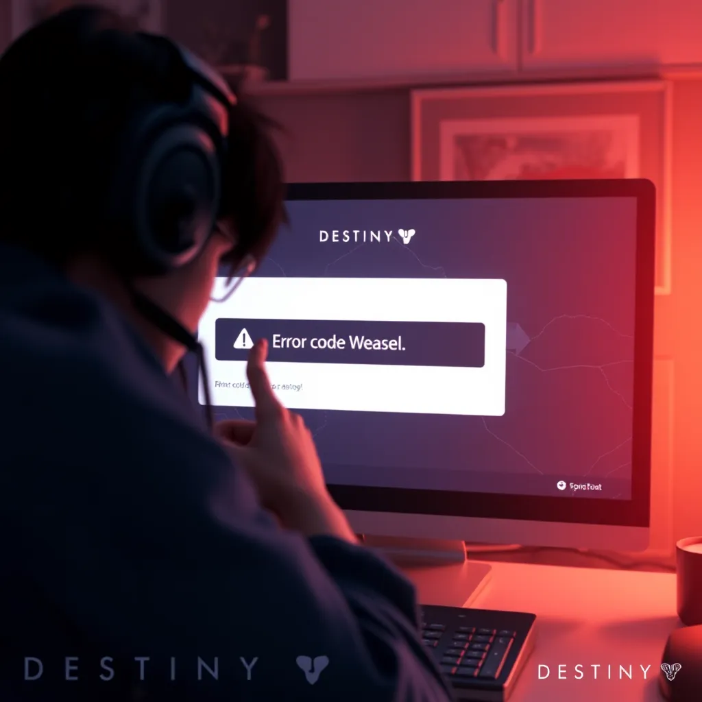 Facing Error Code Weasel? Troubleshoot Destiny 2 Issues : LevelUpTalk