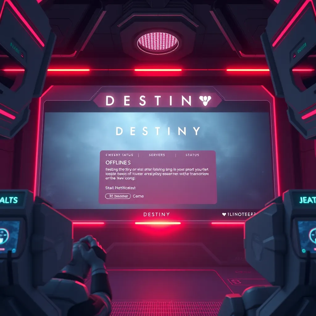 Destiny Servers Down: What's Happening and How Long? : LevelUpTalk