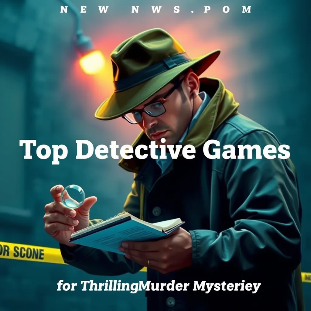 Top Detective Games for Thrilling Murder Mysteries : LevelUpTalk