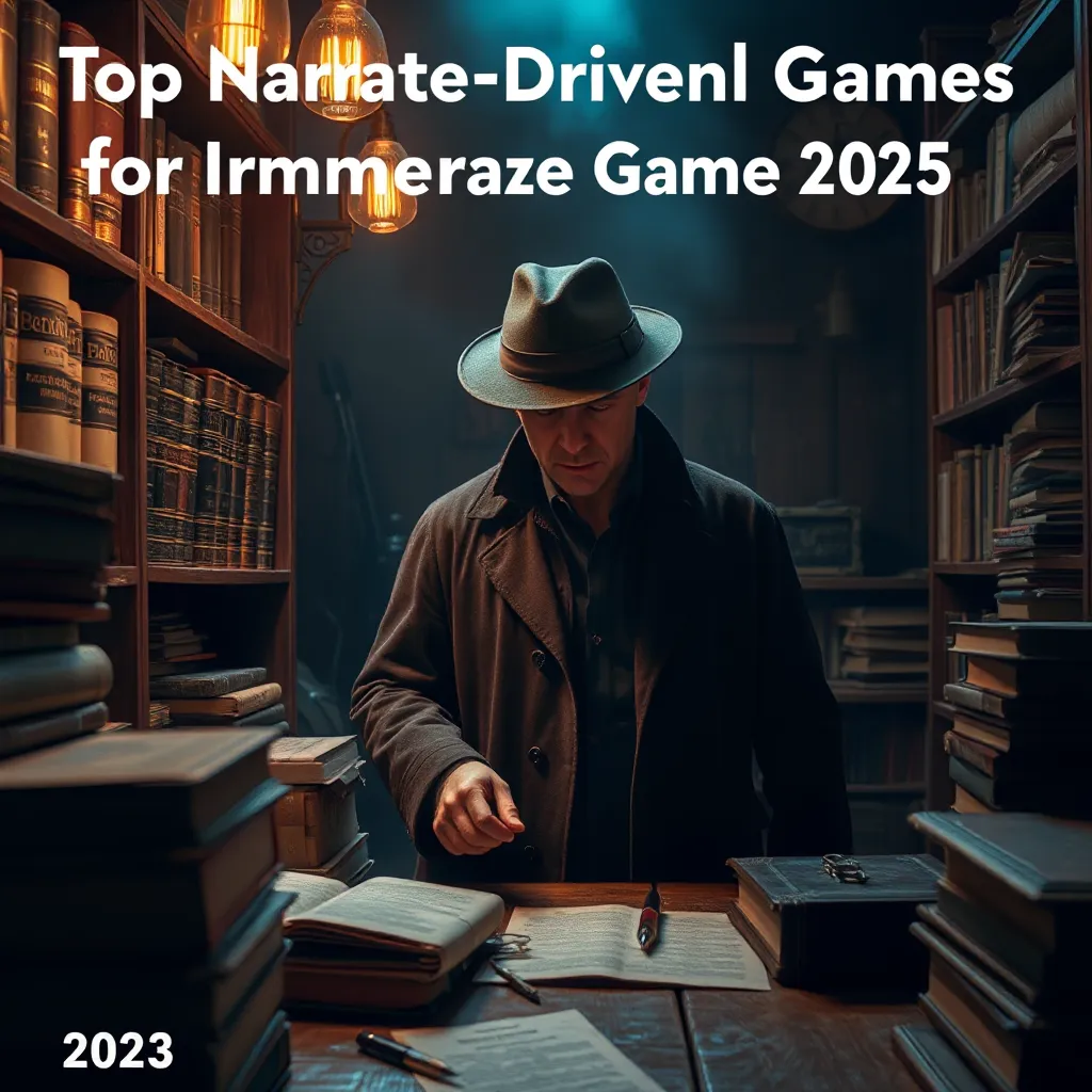 Top Narrative-Driven Games for Immersive Gameplay in 2025 : LevelUpTalk