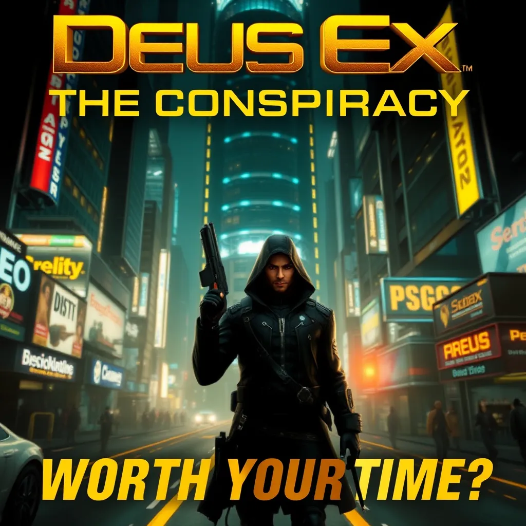Is Deus Ex: The Conspiracy on PS5 Worth Your Time? : LevelUpTalk