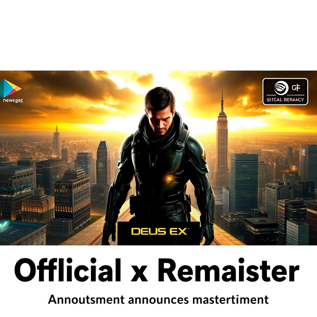 Official Remaster of 25-Year-Old Classic Deus Ex Announced : LevelUpTalk