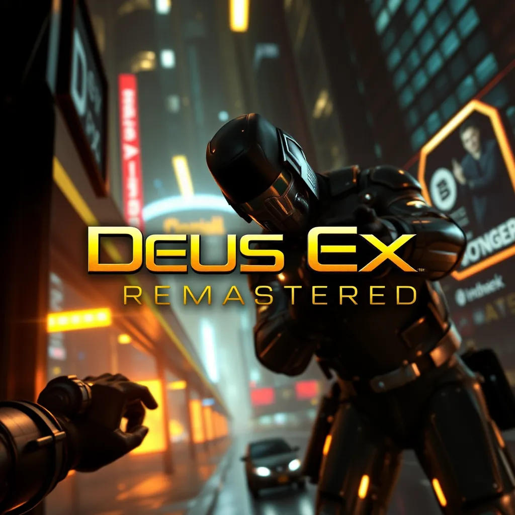 Deus Ex Remastered: Exciting Announcement for PS5 Fans : LevelUpTalk
