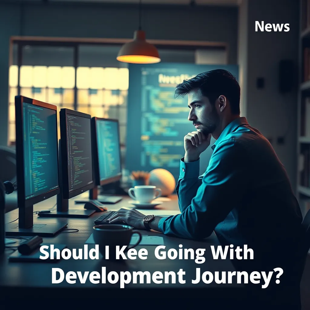 Should I Keep Going with My Development Journey? : LevelUpTalk
