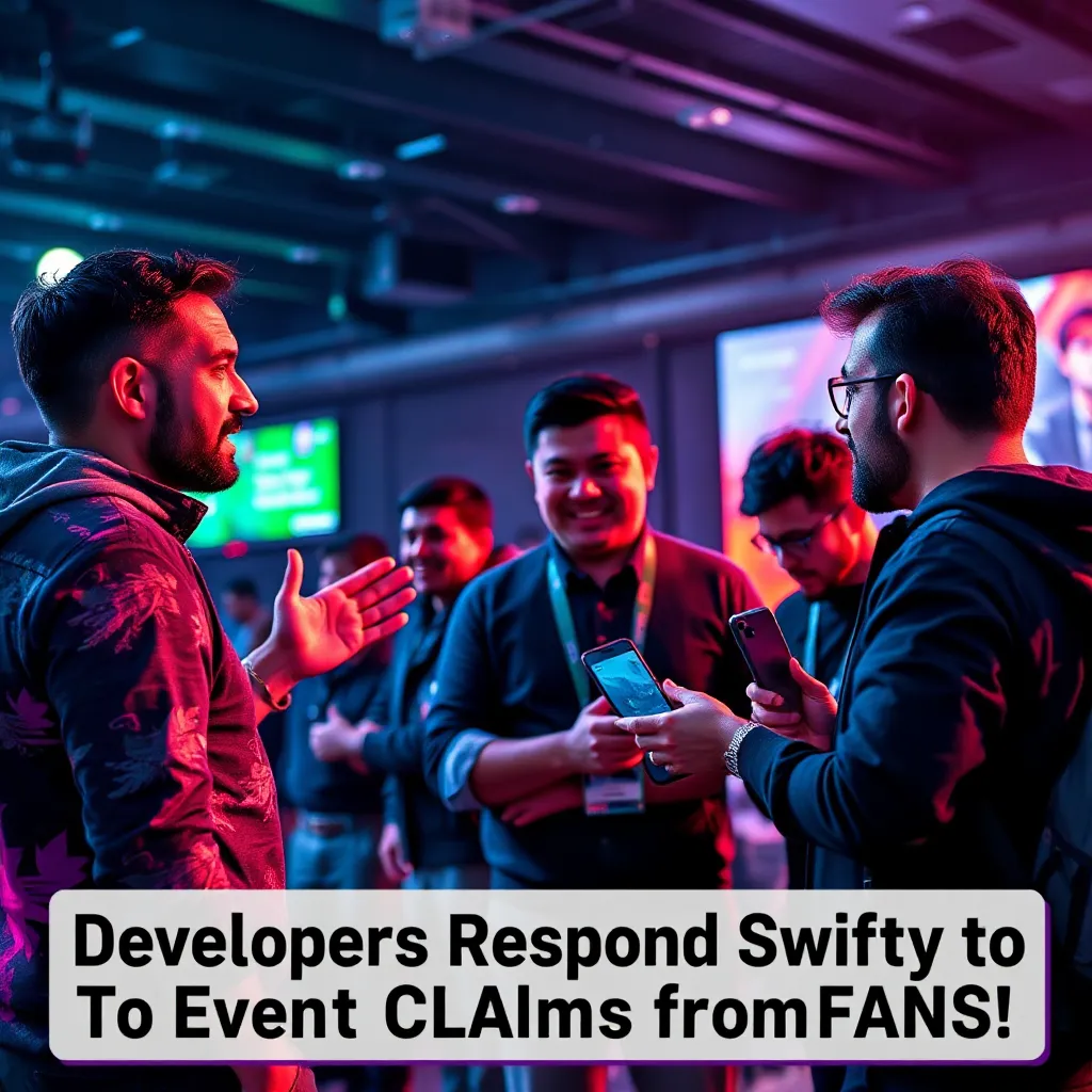 Developers Respond Swiftly to Event Claims from Fans : LevelUpTalk