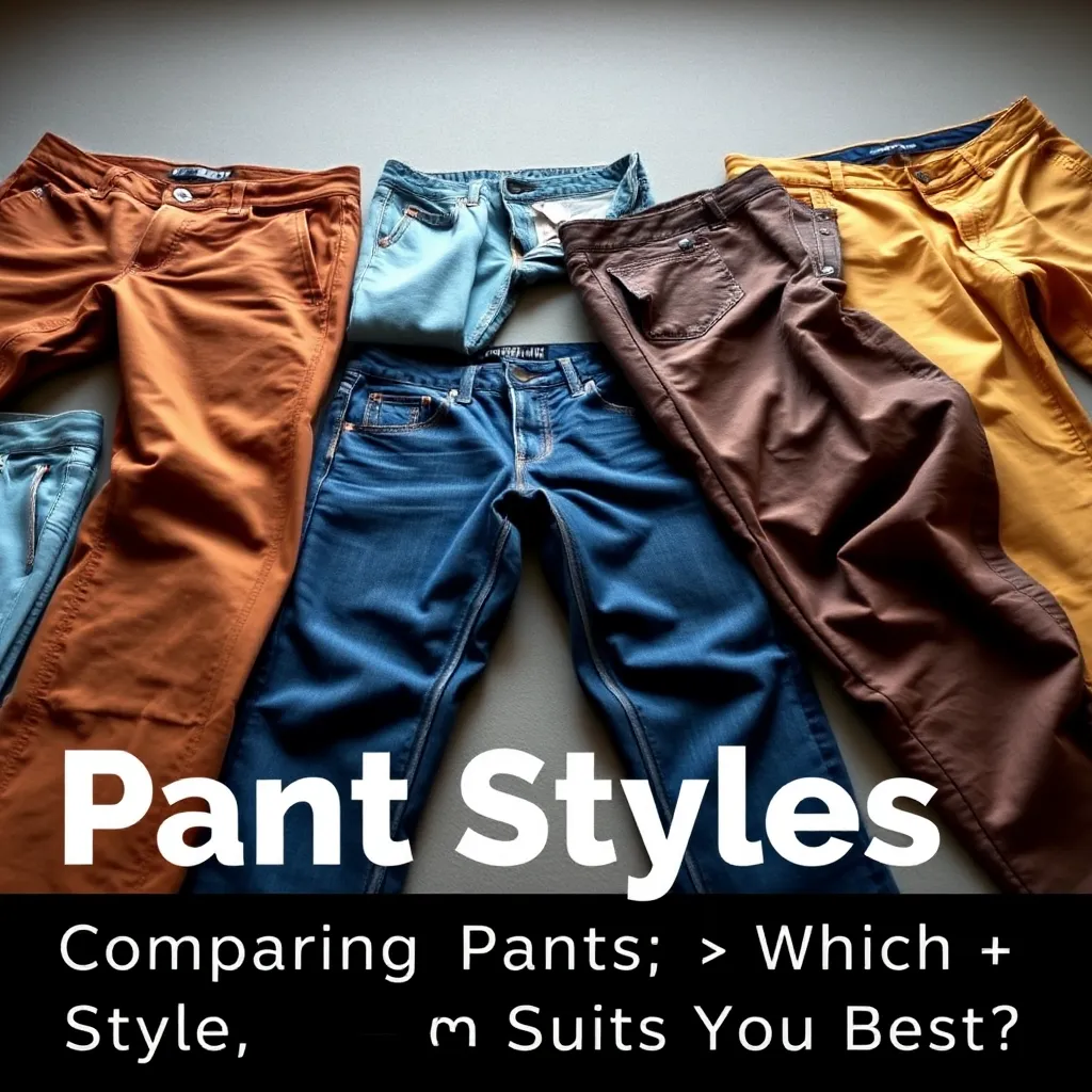 Comparing Pants: Which Style Suits You Best? : LevelUpTalk