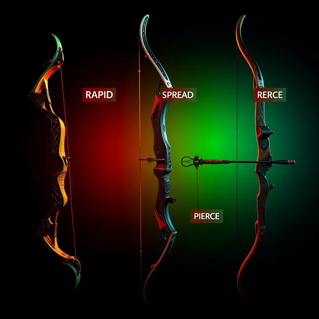 Understanding Bows: Rapid, Spread, and Pierce Differences : LevelUpTalk