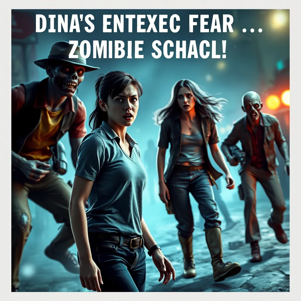 Dina's Unexpected Fear in Zombie Chase Scene : LevelUpTalk