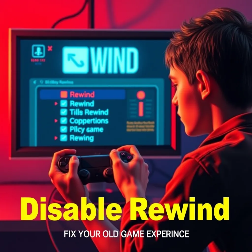 Disable Rewind: Fix Your Old Game Experience Now! : LevelUpTalk