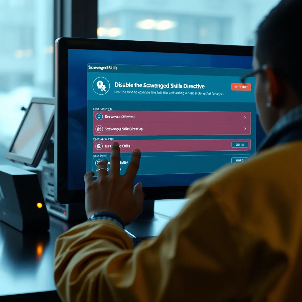 How to Disable Scavenged Skills Directive Guide : LevelUpTalk