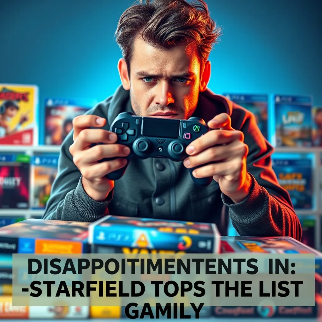 Top Disappointments in Gaming: Starfield Tops the List : LevelUpTalk