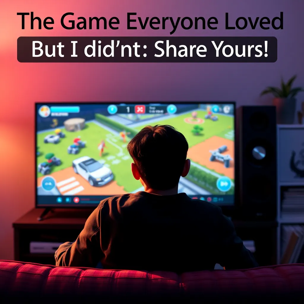 The Game Everyone Loved But I Didn't: Share Yours! : LevelUpTalk