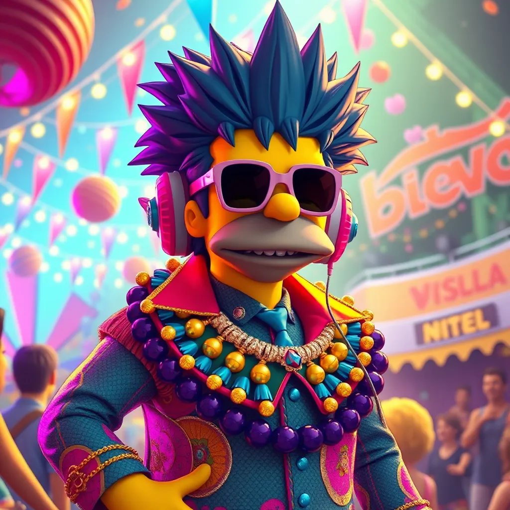 Disco Stu Must Be the Festival Pass Skin for Simpsons : LevelUpTalk