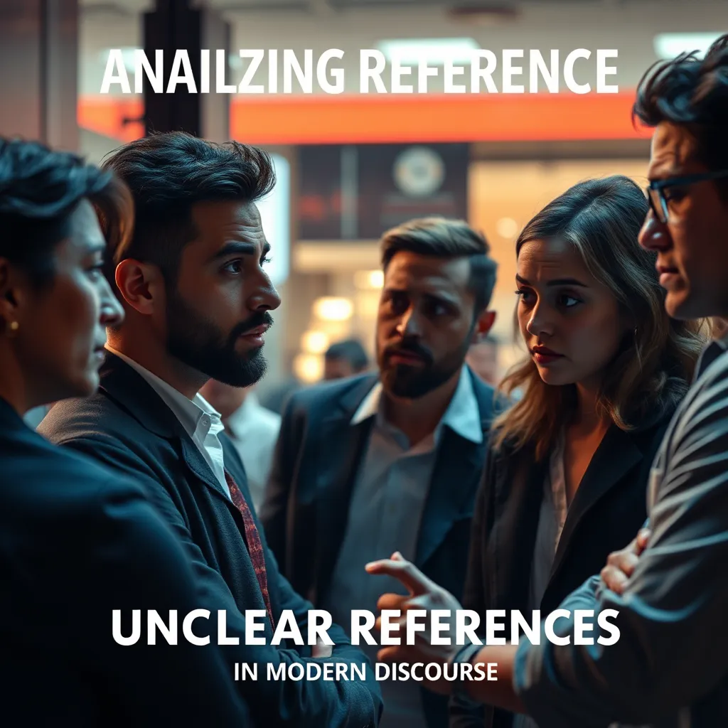 Analyzing Unclear References in Modern Discourse : LevelUpTalk