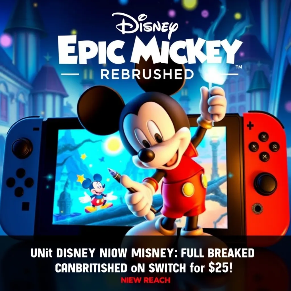 Grab Disney Epic Mickey: Rebrushed on Switch for $25! : LevelUpTalk
