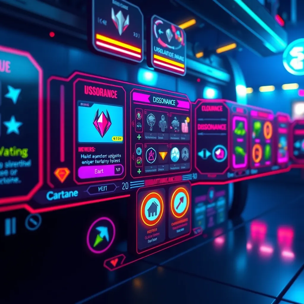 Dissonance: Anthem Inspired Game's UI and Upgrade System Revealed ...