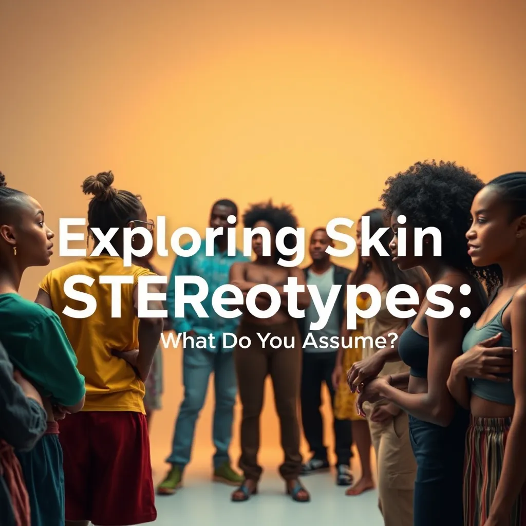Exploring Skin Stereotypes: What Do You Assume? : LevelUpTalk