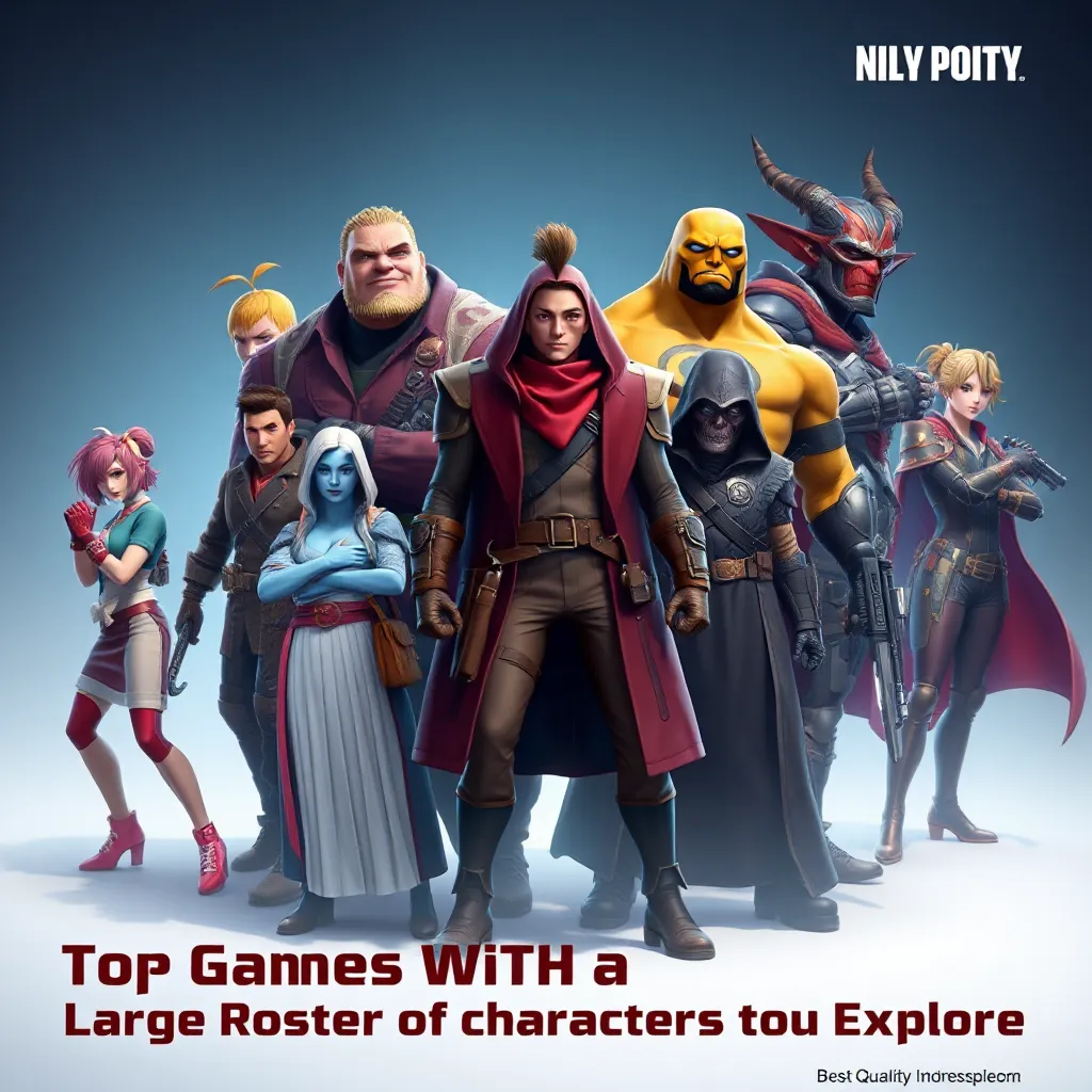 Top Games with a Large Roster of Characters to Explore : LevelUpTalk
