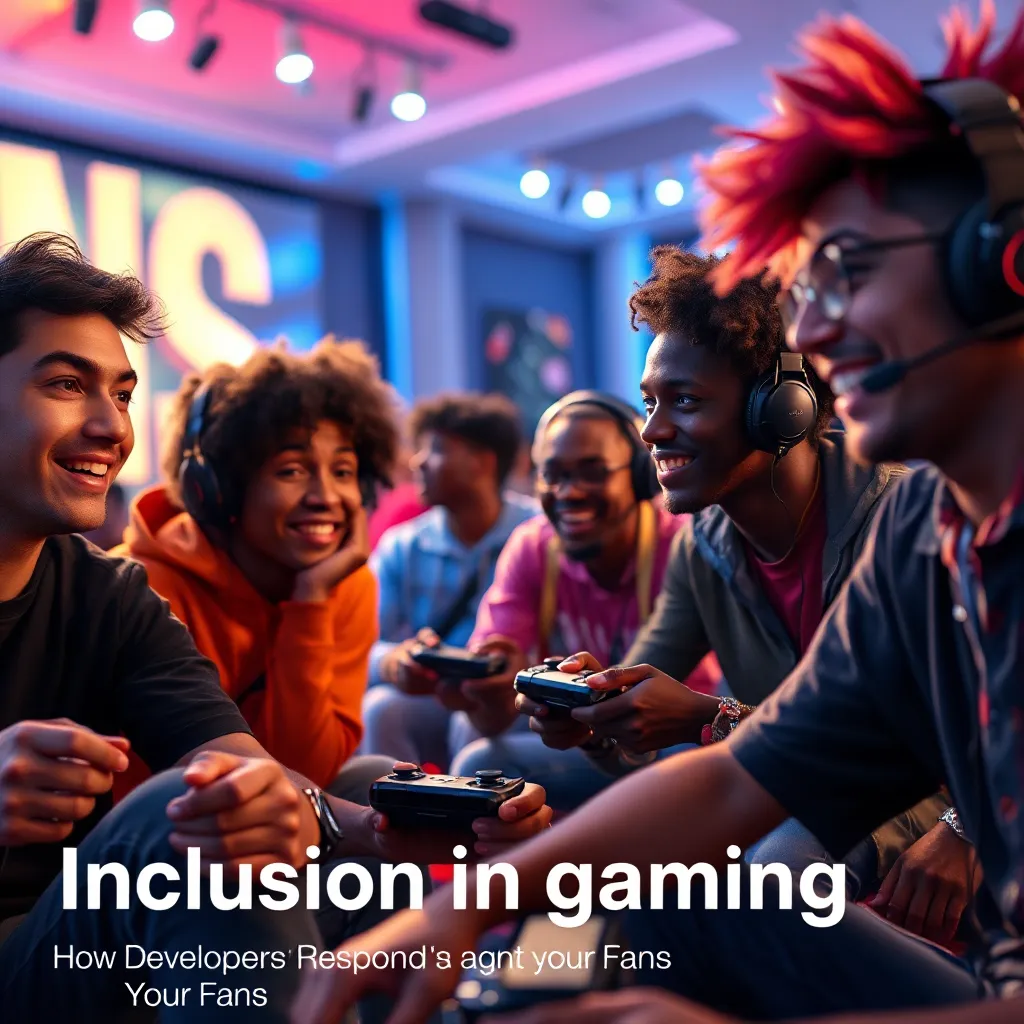 Inclusion in Gaming: How Developers Respond to Fans : LevelUpTalk