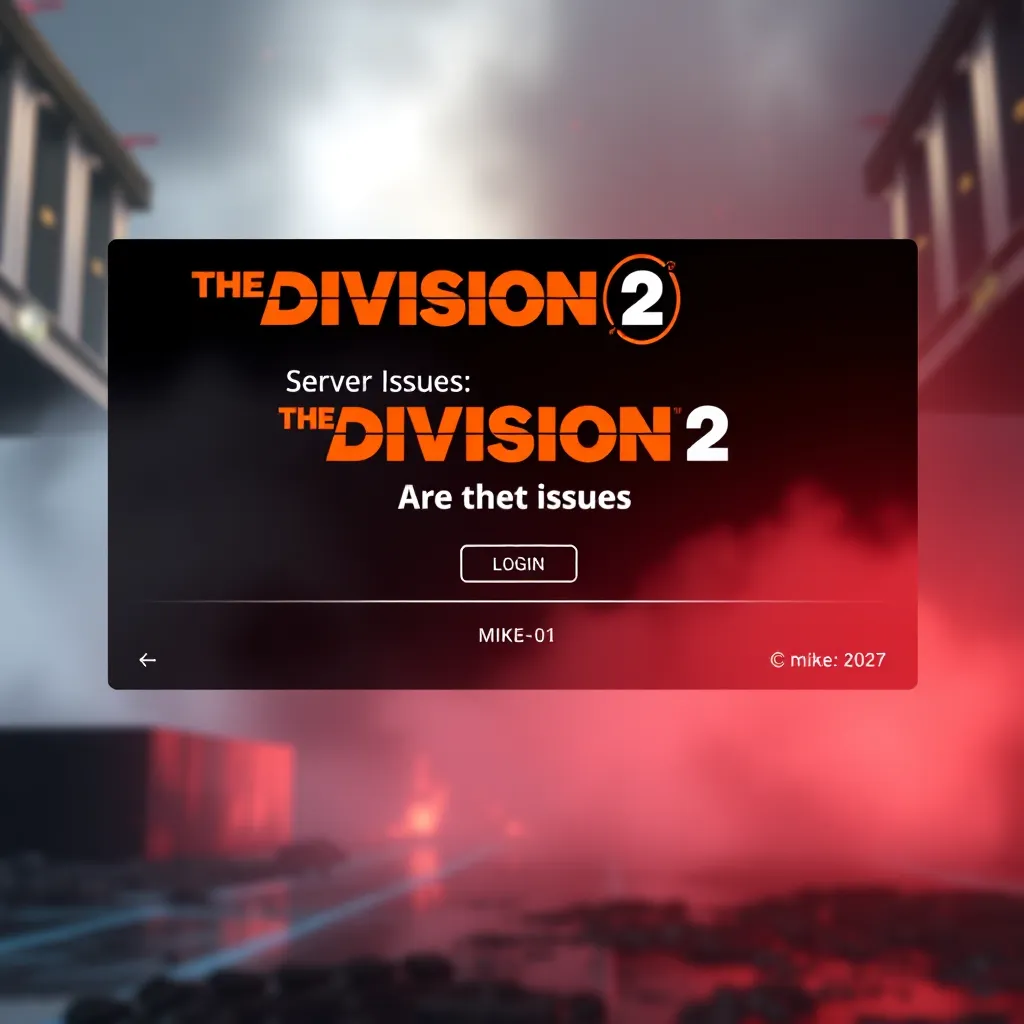 Division 2 Server Issues: Are They Down Right Now? : LevelUpTalk