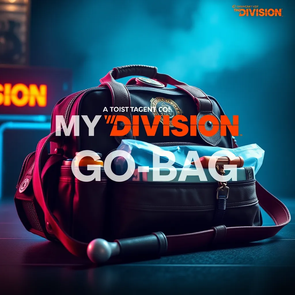My Division Agent Go-Bag: A Dream Realized : LevelUpTalk