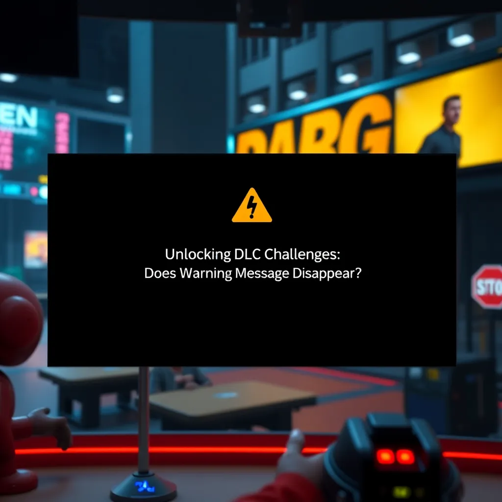 Unlocking DLC Challenges: Does Warning Message Disappear? : LevelUpTalk