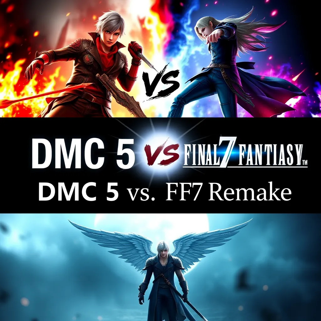 Comparing DMC 5 and FF 7 Remake: Which Game Wins? : LevelUpTalk