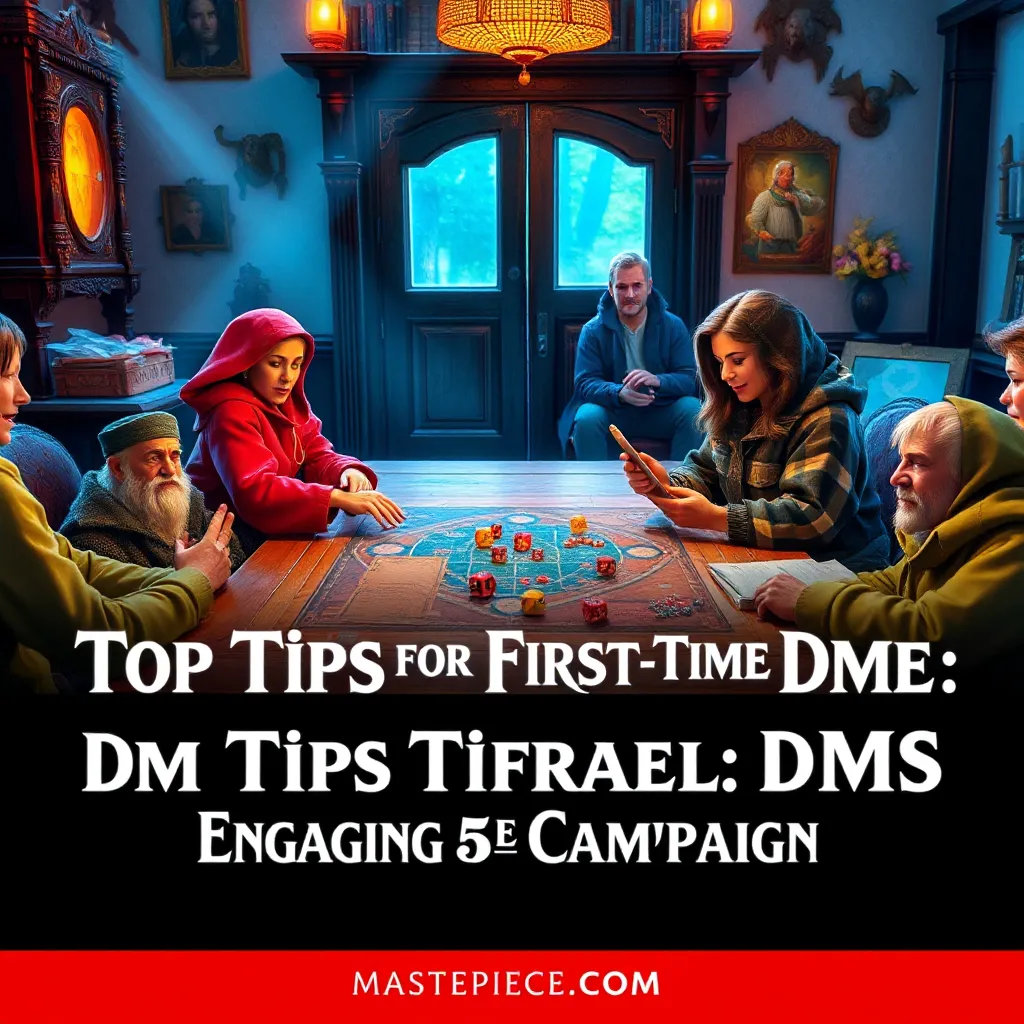 Top Tips for First-Time DMs: Craft an Engaging 5E Campaign : LevelUpTalk