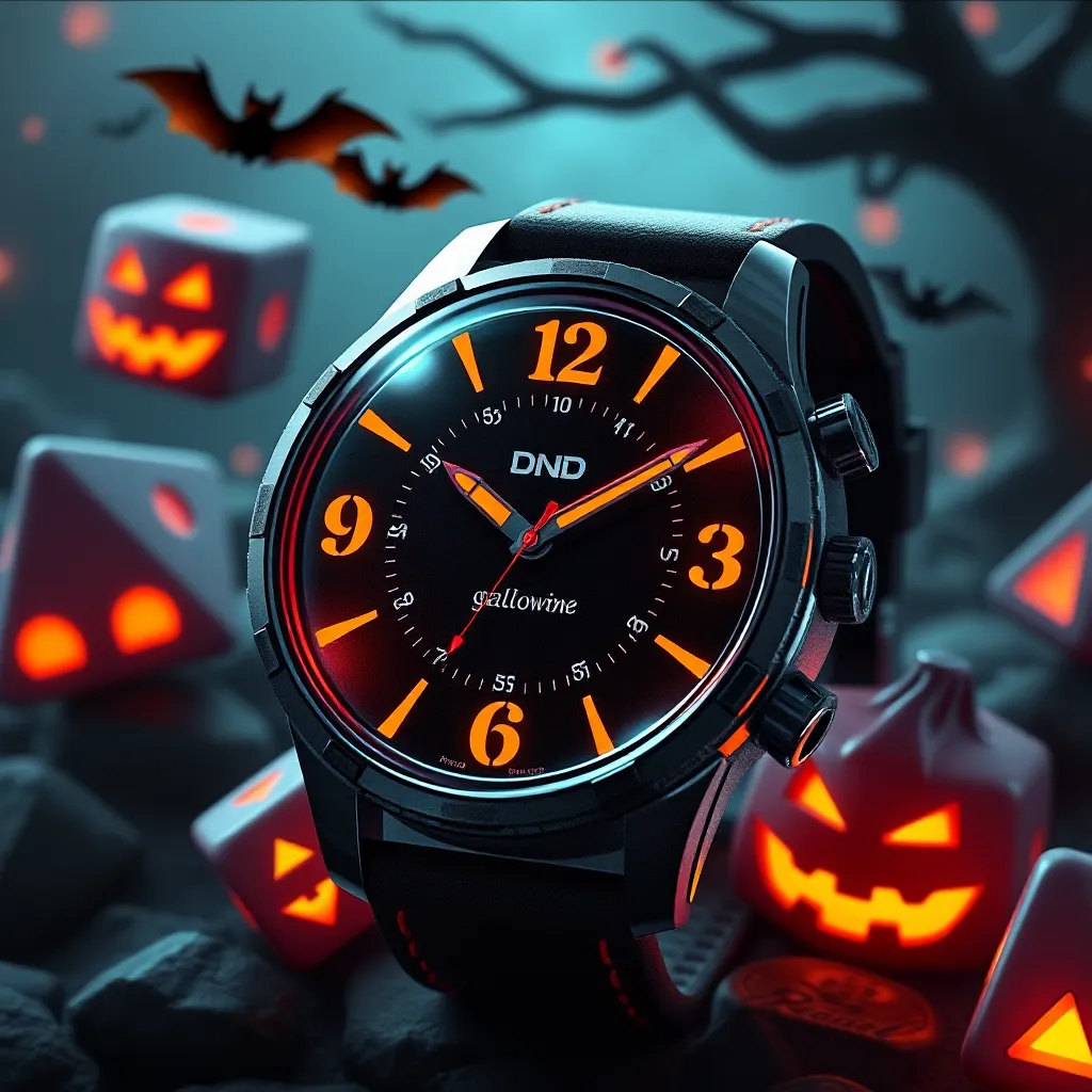 Join the Spooky Giveaway for a Unique DND Dice Watch! : LevelUpTalk