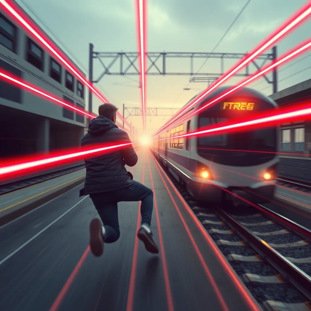 Dodge the Laser! Beware of the Train in Your Path : LevelUpTalk