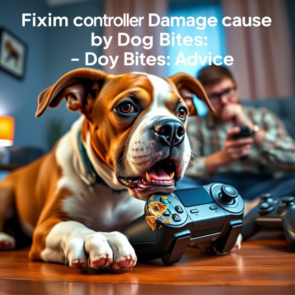 Fixing Controller Damage Caused by Dog Bites: Advice : LevelUpTalk