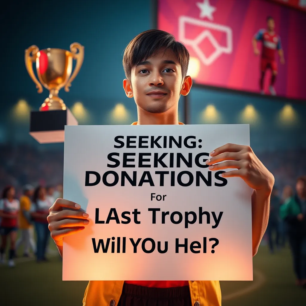 Seeking Donations for Last Trophy: Will You Help? : LevelUpTalk