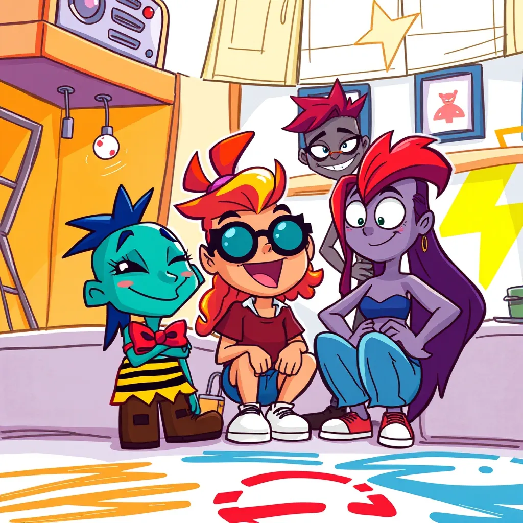 Unique Doodle Art of the Gang: My Creative Process : LevelUpTalk