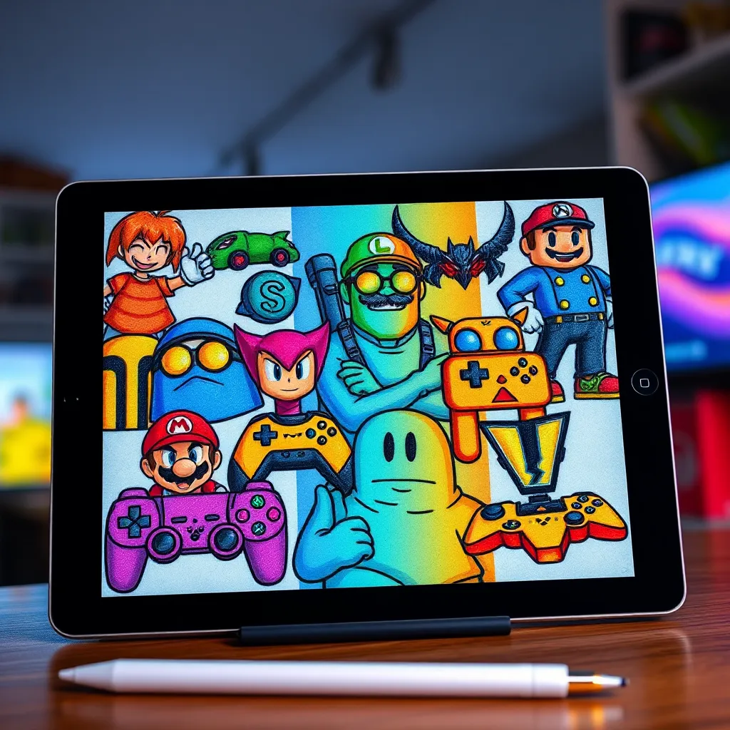 Celebrating a Year in Gaming: My Epic Doodles : LevelUpTalk