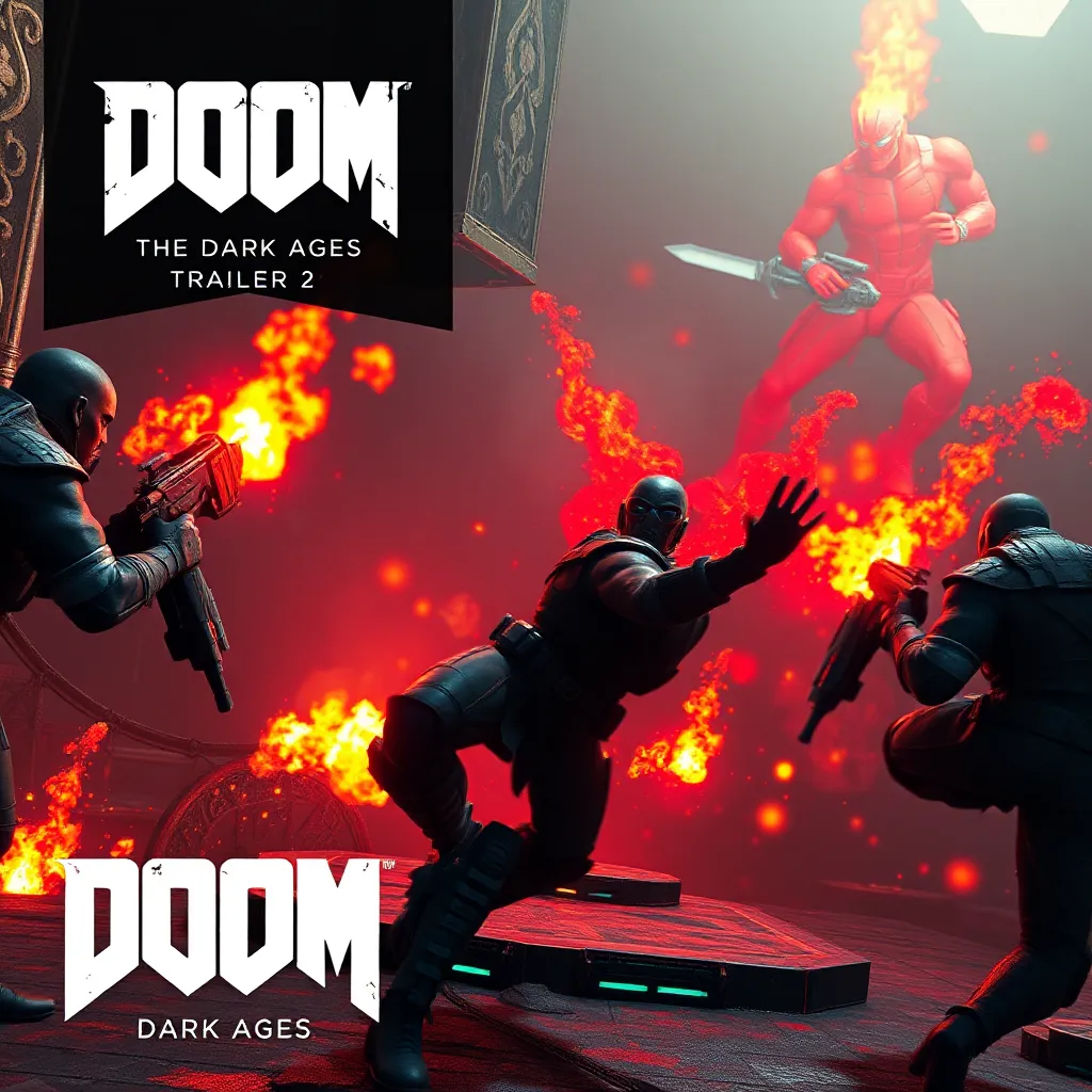 Witness the Thrilling DOOM: The Dark Ages Trailer 2 : LevelUpTalk