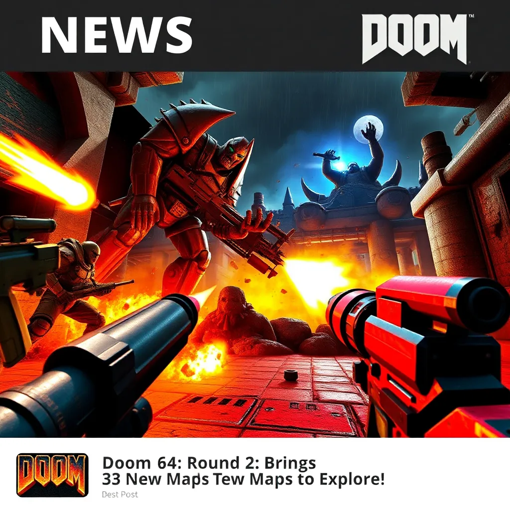 Doom 64: Round 2 Brings 33 New Maps to Explore! : LevelUpTalk