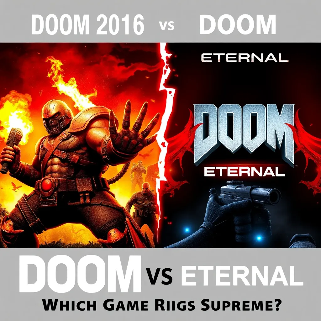 DOOM 2016 vs. DOOM Eternal: Which Game Reigns Supreme? : LevelUpTalk