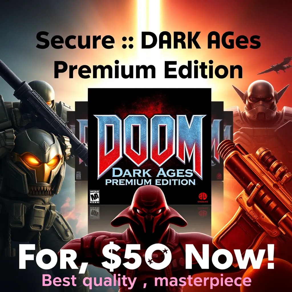 Secure DOOM: Dark Ages Premium Edition for $50 Now! : LevelUpTalk