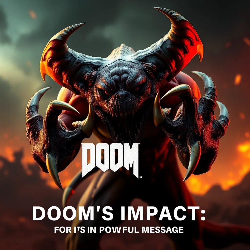 Doom's Impact: Insights on Its Powerful Message : LevelUpTalk