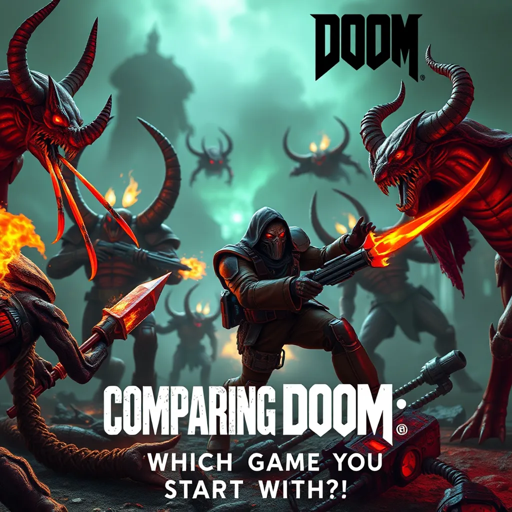Comparing Doom: Which Game Should You Start With? : LevelUpTalk