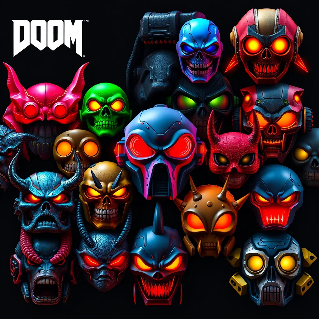 Explore Unique Doom-Inspired HUD Face Sprites : LevelUpTalk