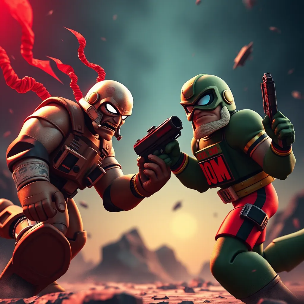 Doom Guy vs. Duke: A Nostalgic Art Debate : LevelUpTalk