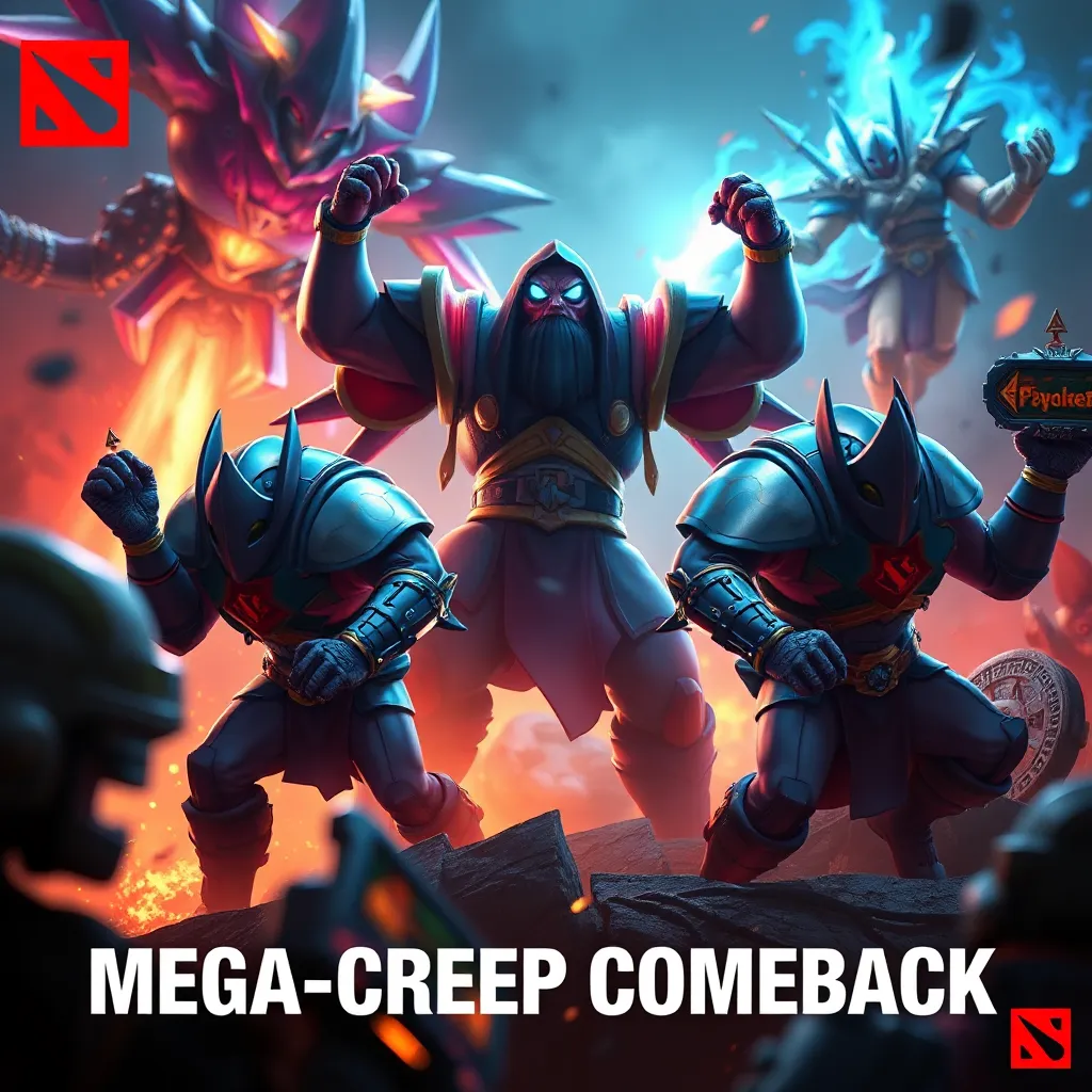 Celebrating My First Mega-Creep Comeback in Dota 2 : LevelUpTalk