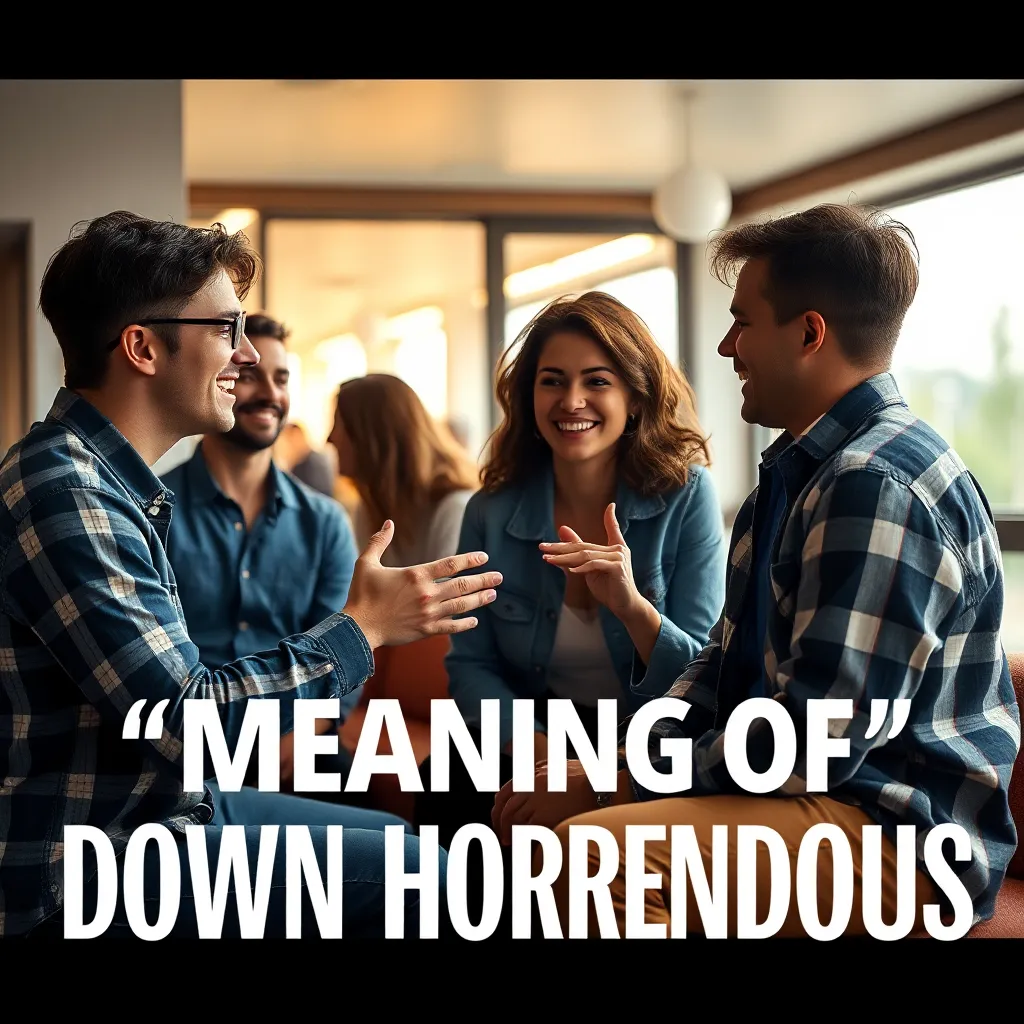 Understanding the Phrase 'Down Horrendous' in Culture : LevelUpTalk